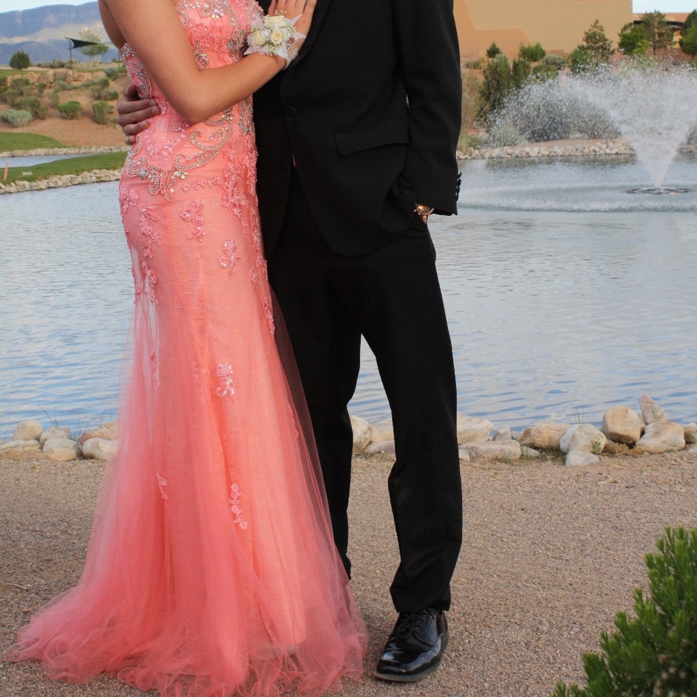 Coral Prom Dress - Gem